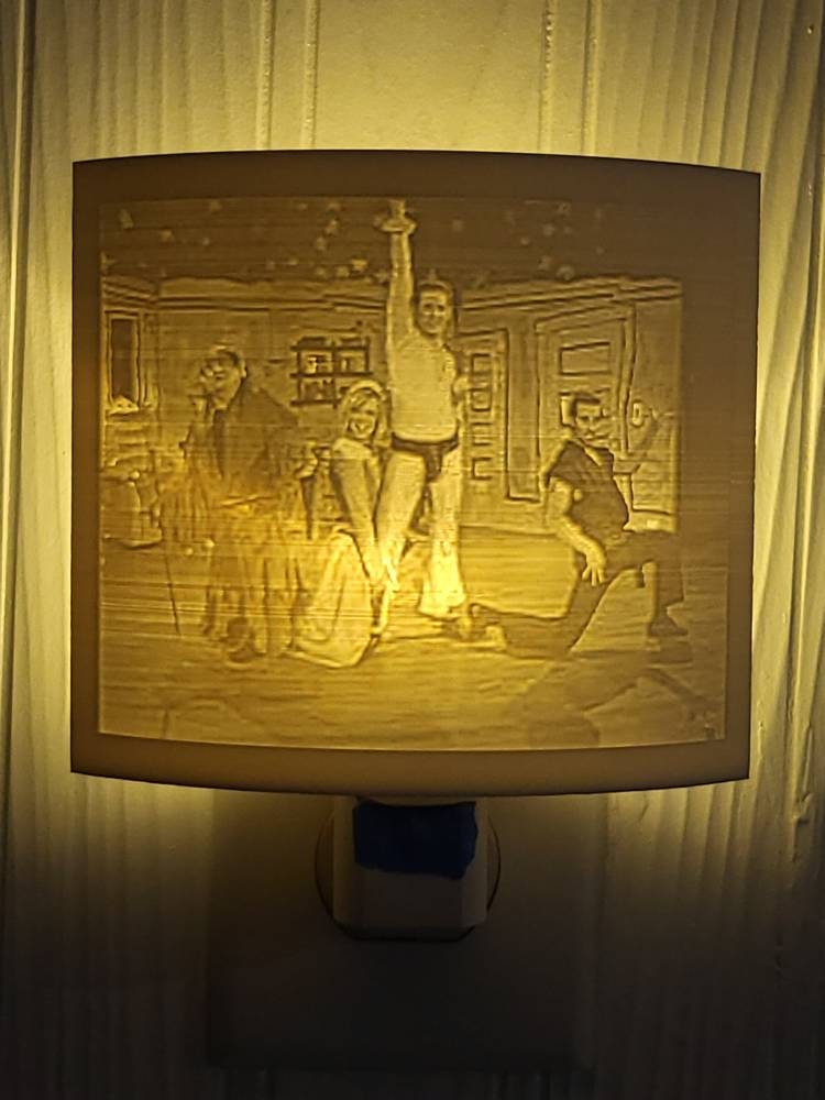 3d Printed Night Light Day Man Night Man Frank Reynolds - Etsy