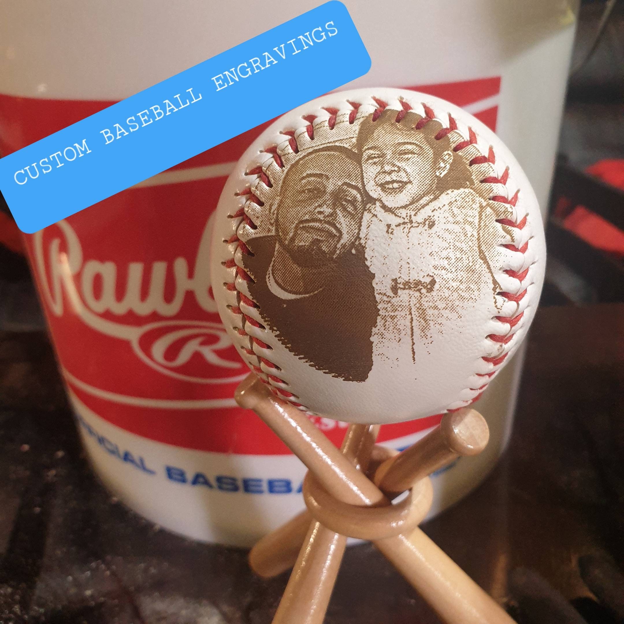 Chicago Cubs Laser Engraved Baseball Mlb Chicago Cubs | Etsy