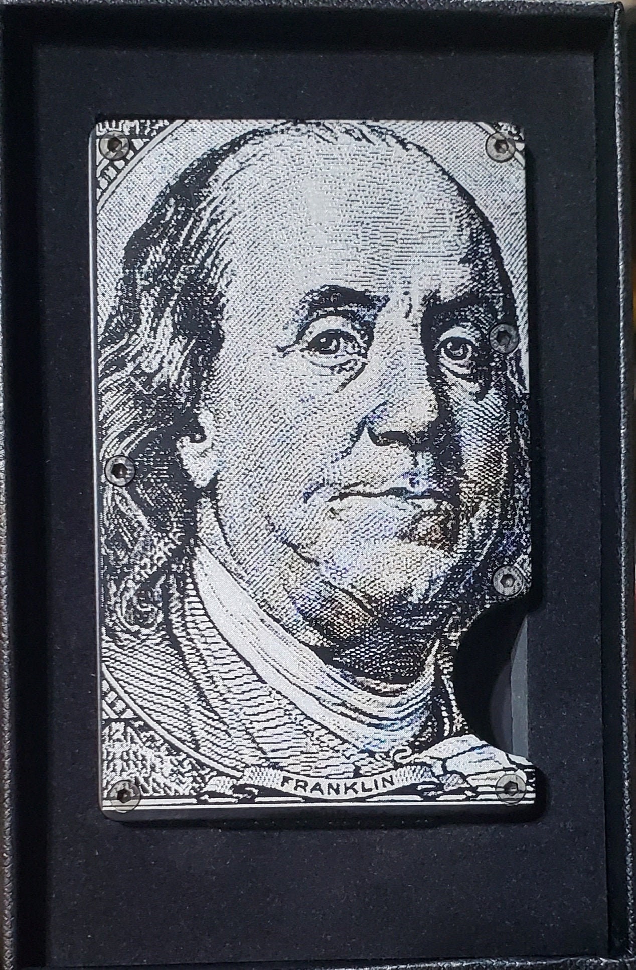 Custom Laser Engraved Money Clips With Credit Card Storage - Etsy