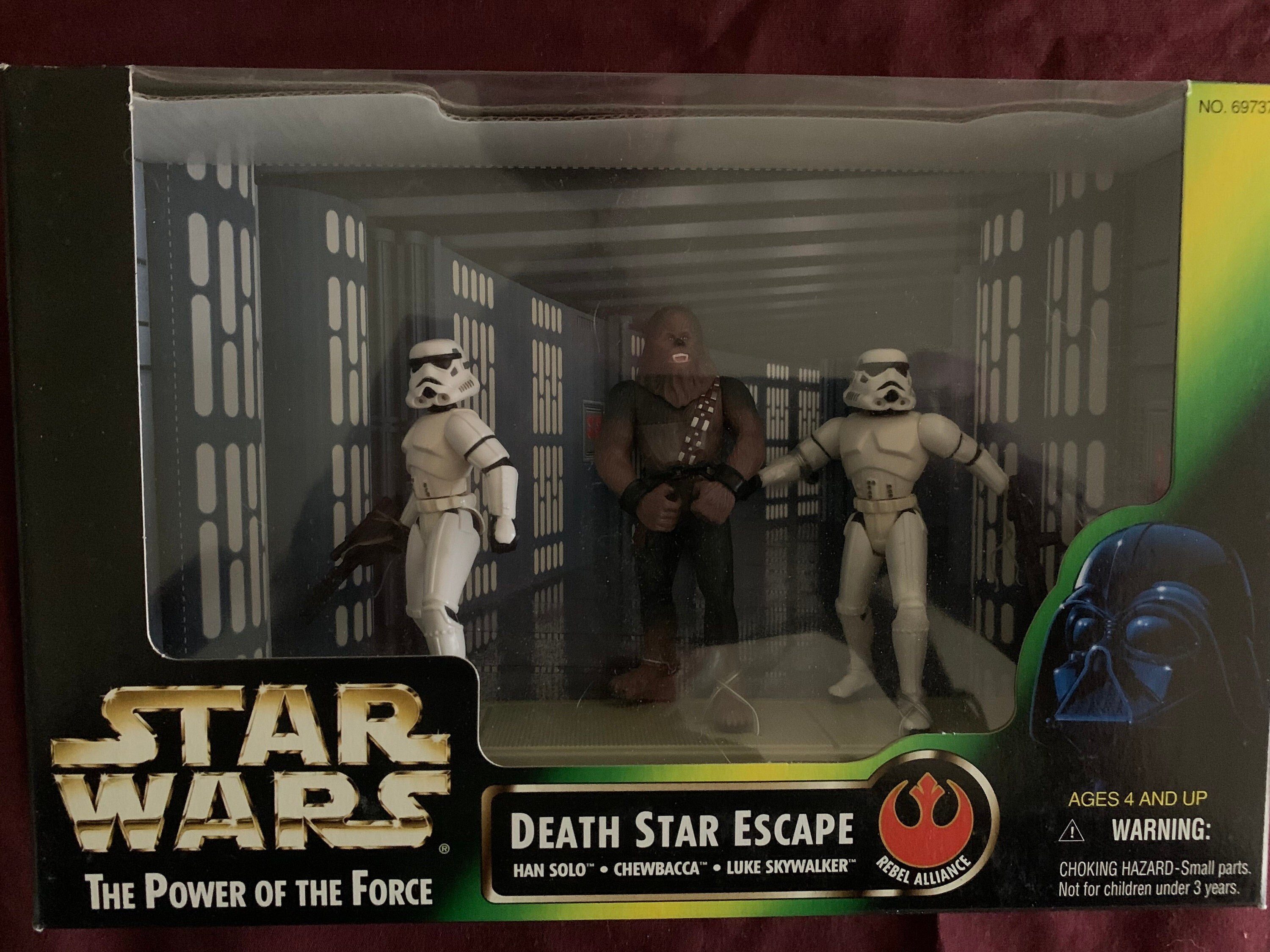 Star Wars Death Star Escape Set 1997 UNOPENED Chewbacca, Han, Luke - Etsy