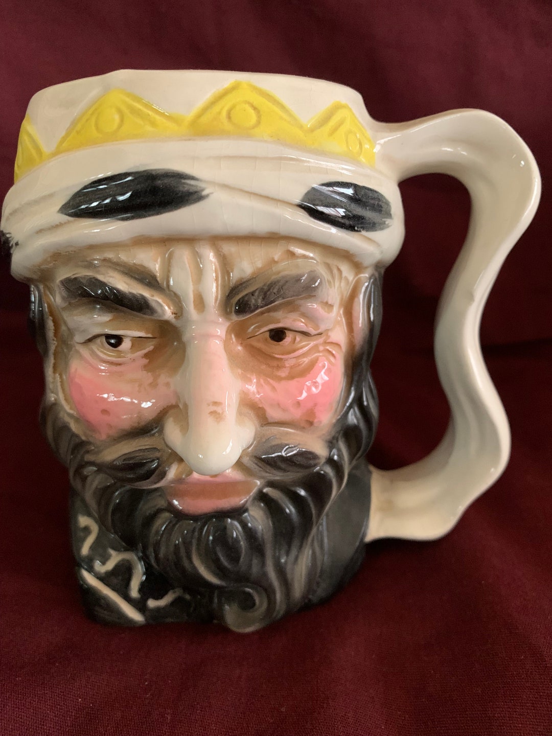 Blackbeard the Pirate - Toby Mug - From the 1970s - Etsy