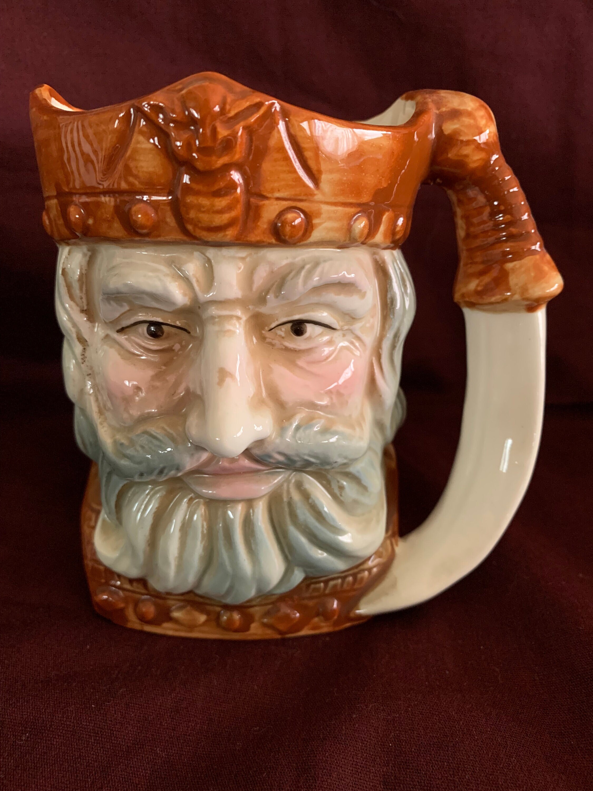 King Arthur - Toby Mug - From the 1970s - King Arthur With Excalibur - Etsy