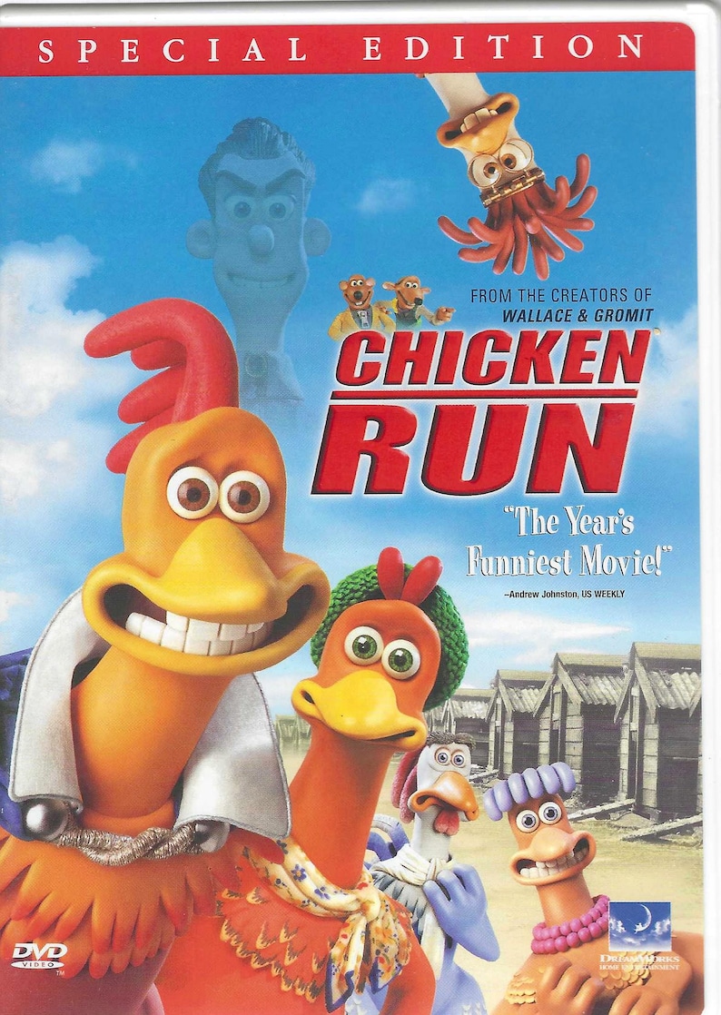 Chicken Run (2000) - Used DVD - Hours of Fun! - Etsy