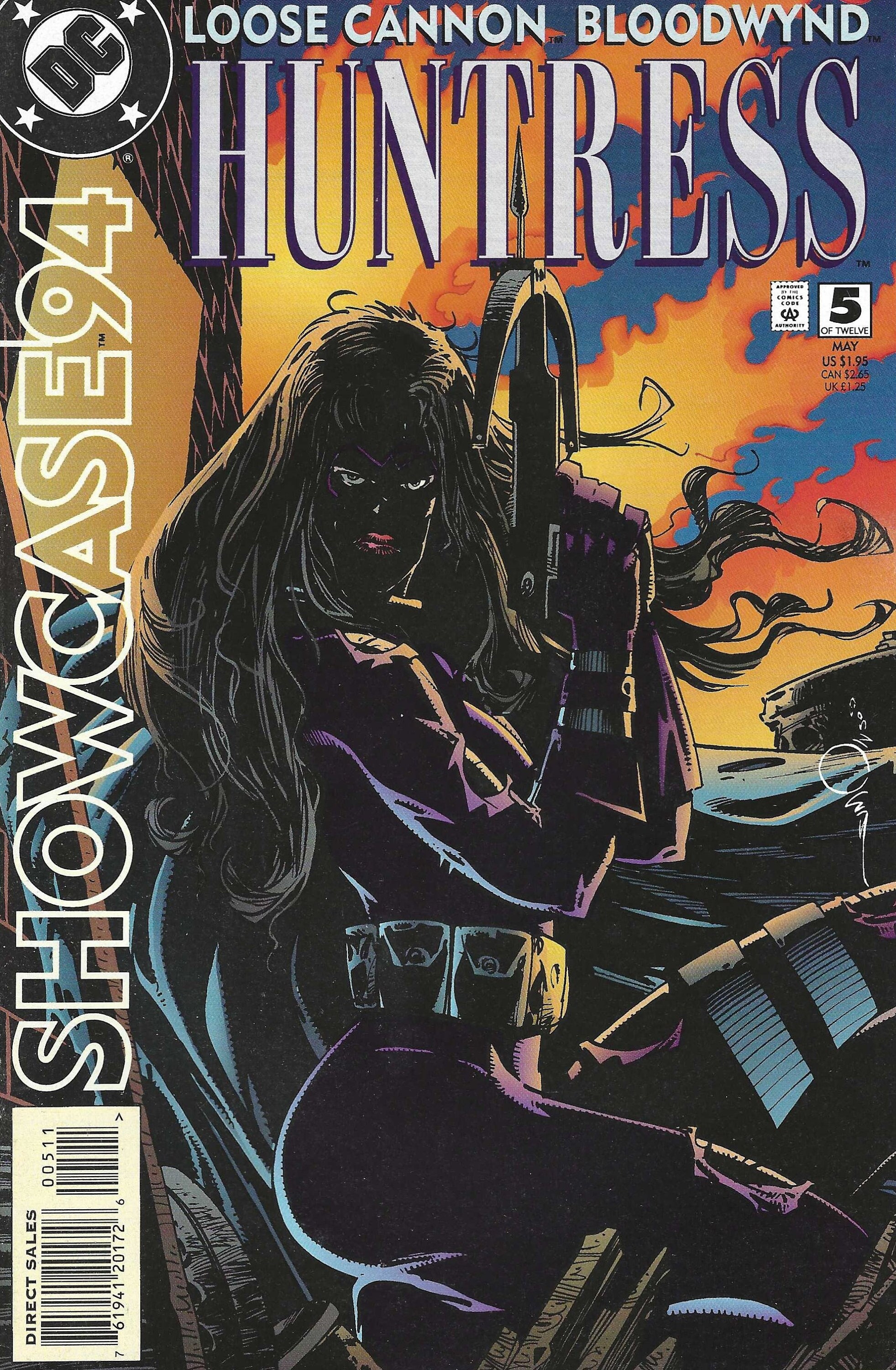 Showcase '94 5 may 1994 Huntress, Loose Cannon, Bloodwynd DC Comics - Etsy
