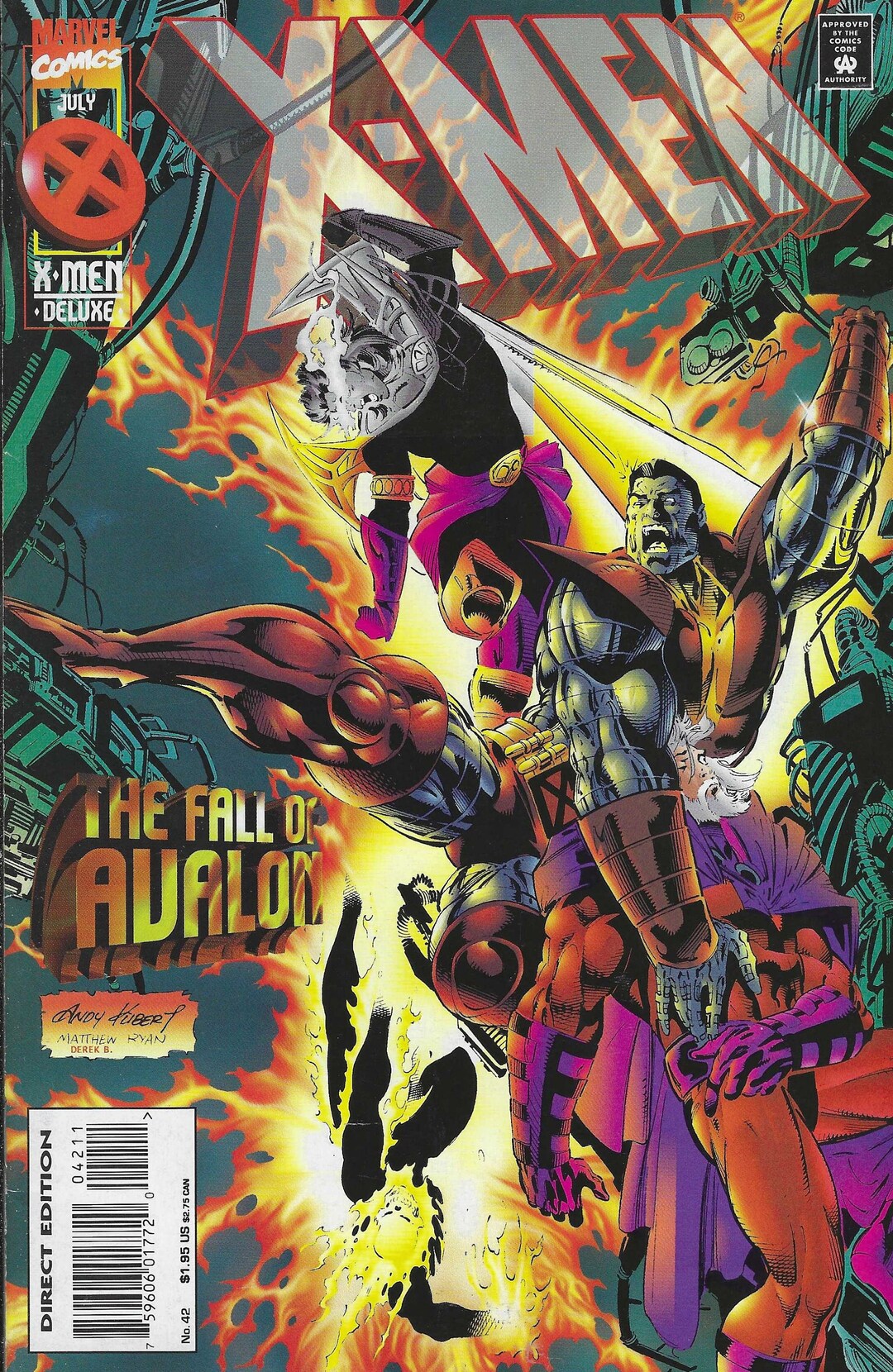X-men #42 (july 95) - Cyclops, Storm, Phoenix, Rogue, Beast - Marvel ...