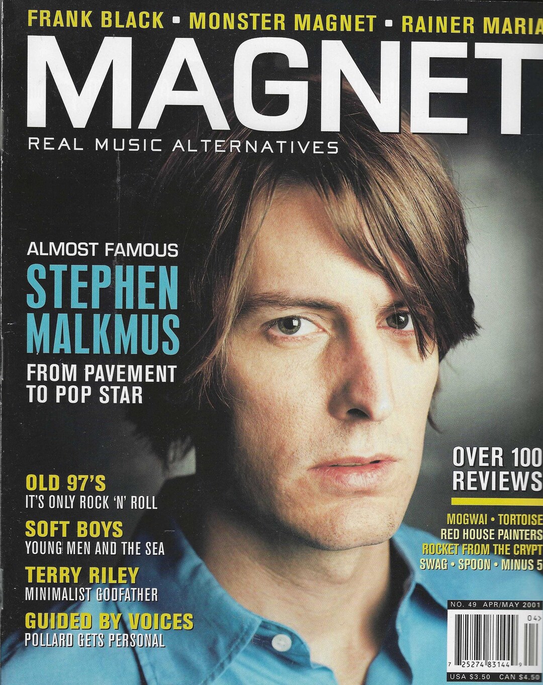 Magnet #49 (apr/may 01) - Stephen Malkmus, Frank Black, Soft Boys ...