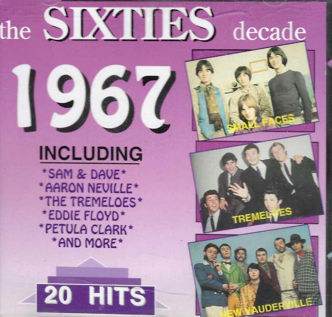 The Sixties Decade: 1967 (1995) - 20 Hits by the Original Artists - Etsy