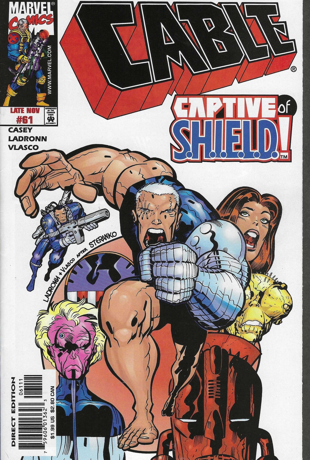 Cable #61 (nov 98) - S.H.I.E.L.D., Cyclops, Jean Grey - Marvel Comics ...