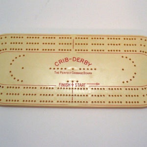 Oval Cribbage Board Template - Crib Derby Horse Race Game - Etsy