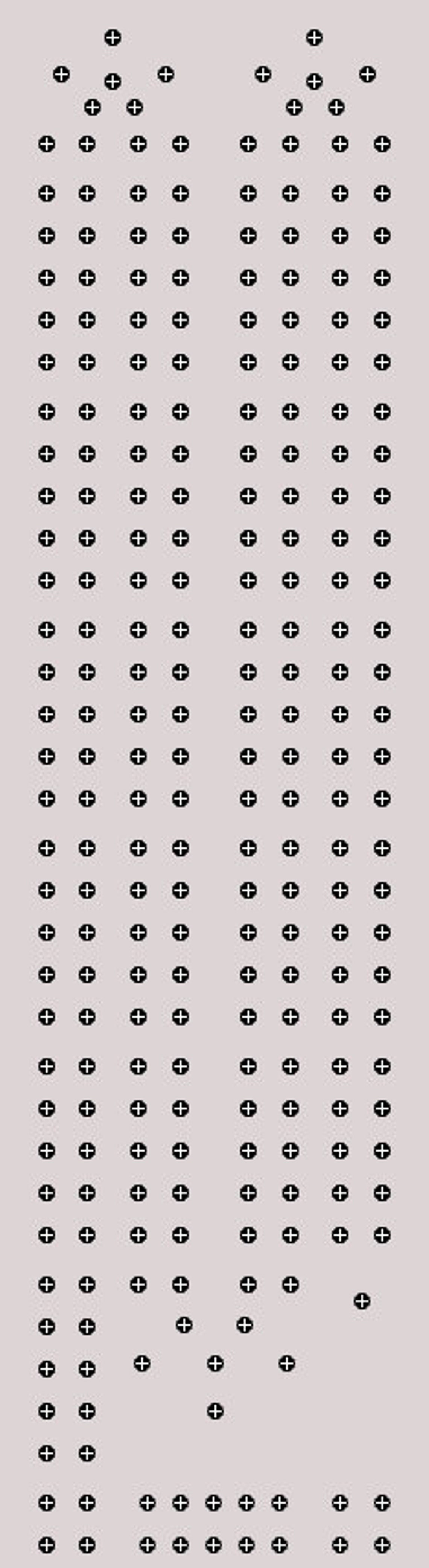 Set of 5 Cribbage Board Templates "printable Download Only" - Etsy