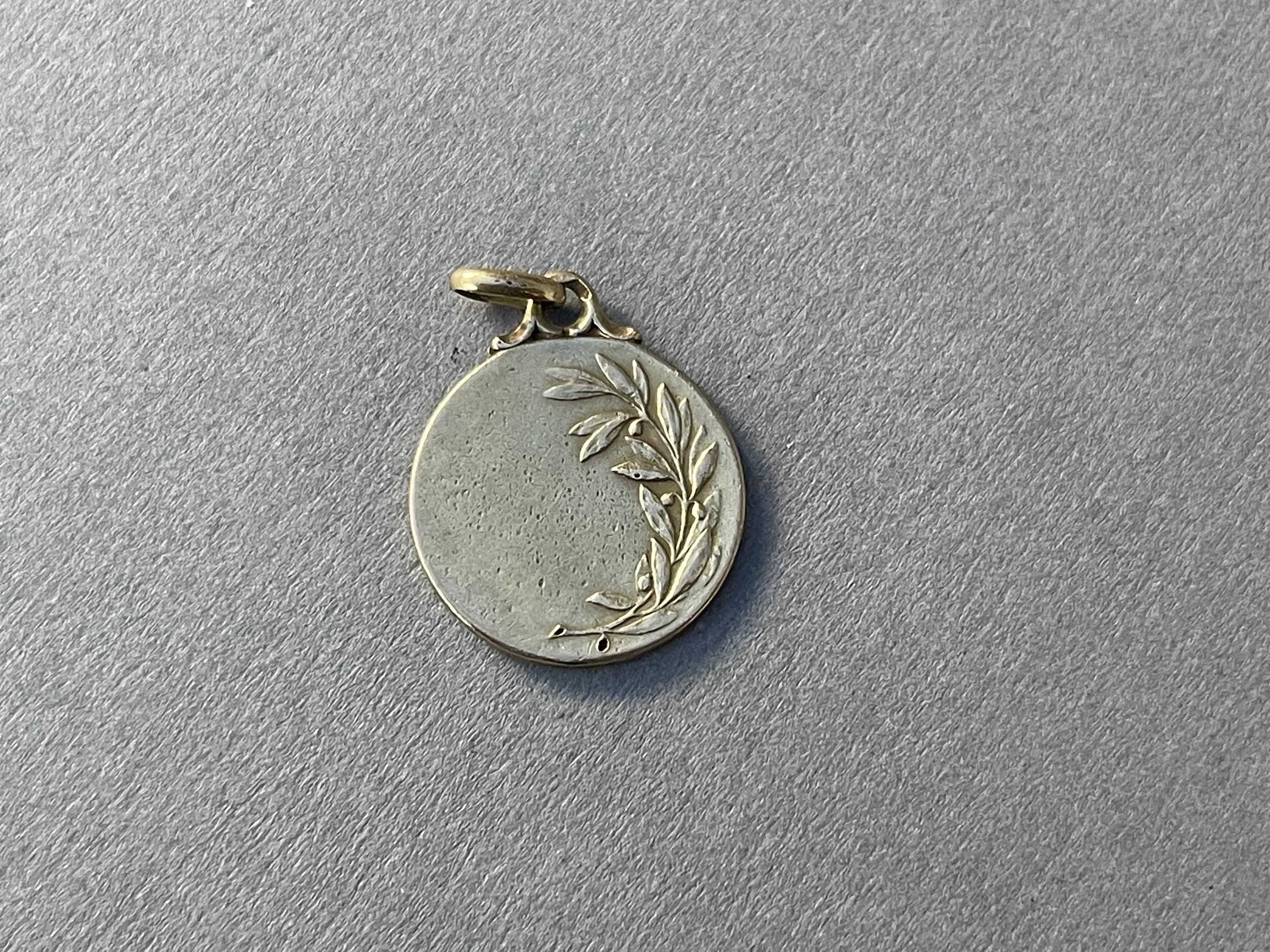 Antique French First Holy Communion Medallion Rolled Gold - Etsy