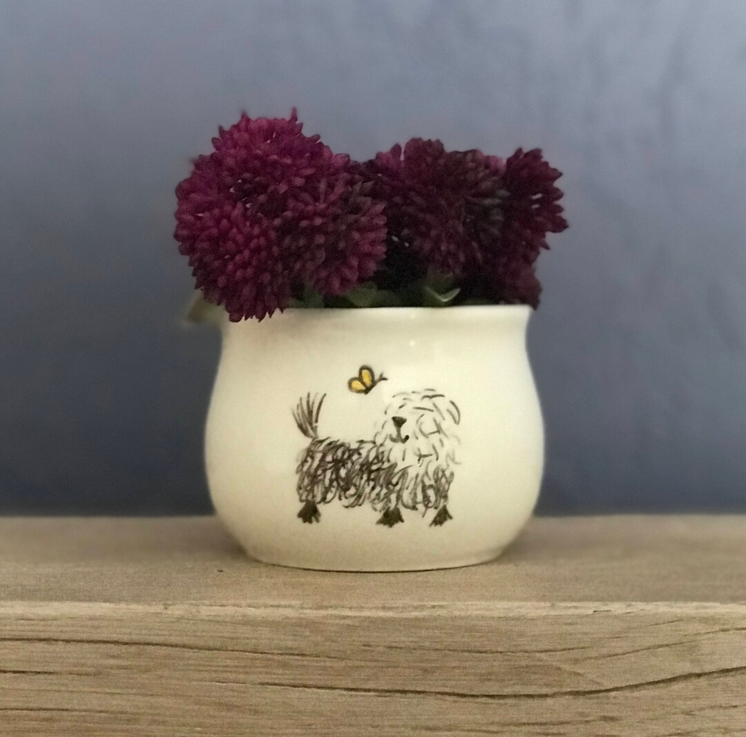 Mini Planter Pot Hand-painted Mini Ceramic 2 Inch Planter for ...