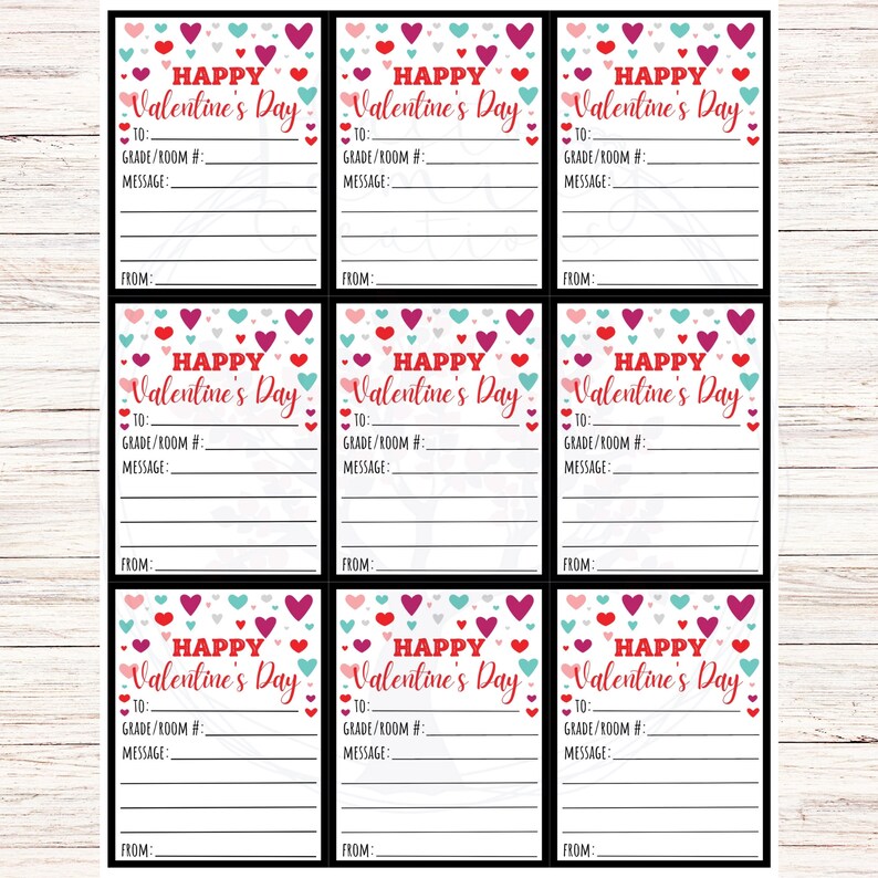 Valentines Day Dance Flyer Candygram Editable Canva Template Digital ...