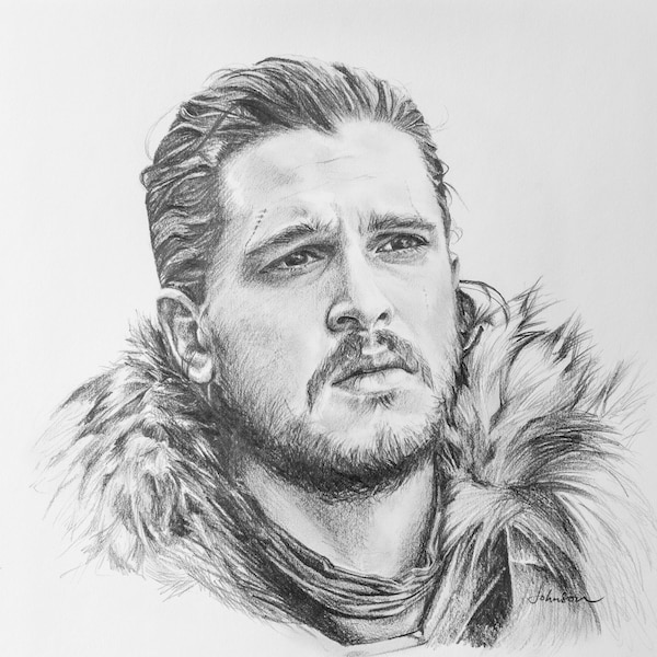 Jon Snow Art - Etsy