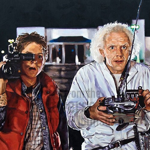 Back to the Future Delorean 88 Miles per Hour Movie Poster - Etsy