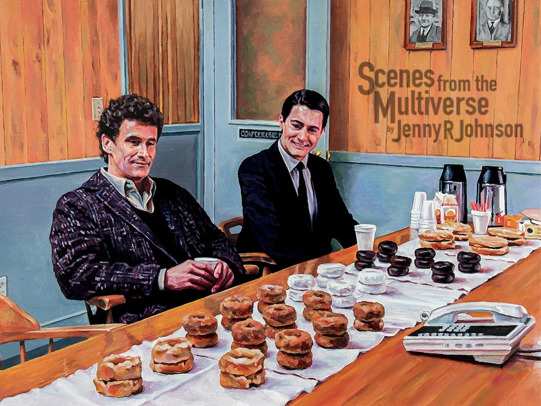 Twin Peaks Art Print Dale Cooper & Donuts the Policeman’s Dream - Etsy