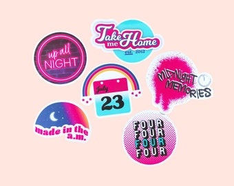 One Direction Stickers Pack - Etsy