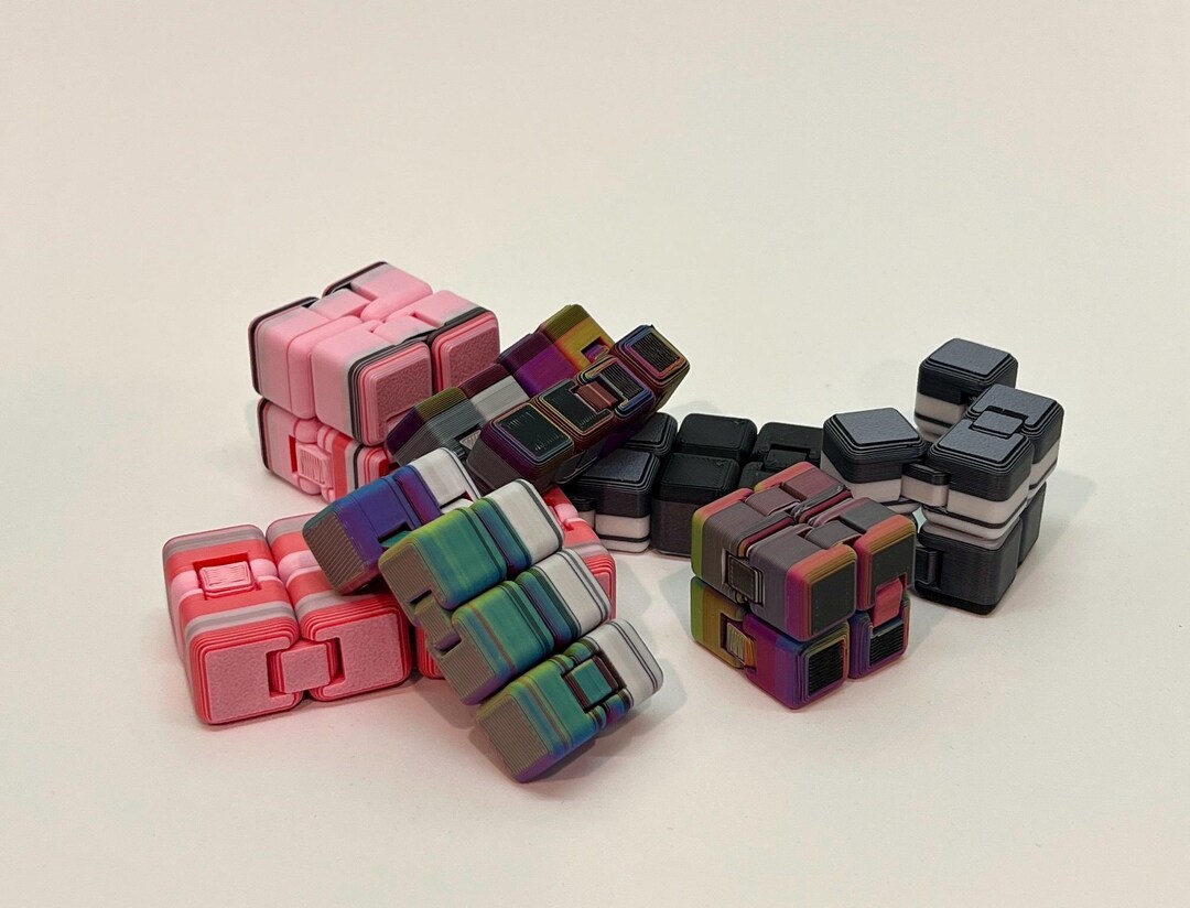 3D Printed Infinitely Cube Fidget Toy - Etsy