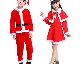 Kids Santa Costume - Etsy