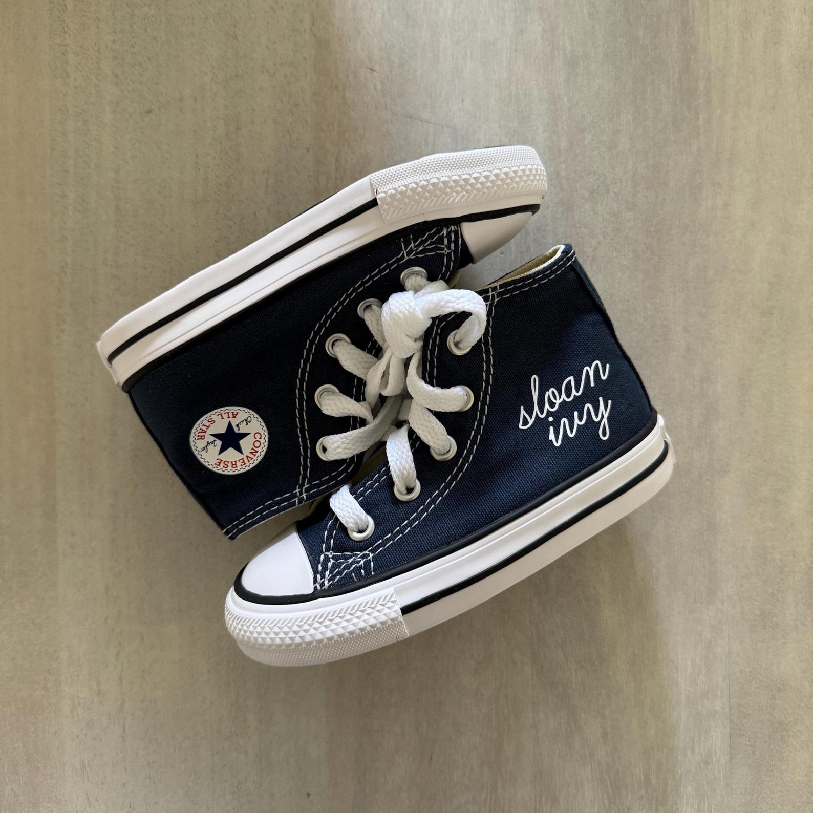 Custom Baby Toddler Converse Custom Sneakers Kids Birthday Christmas ...