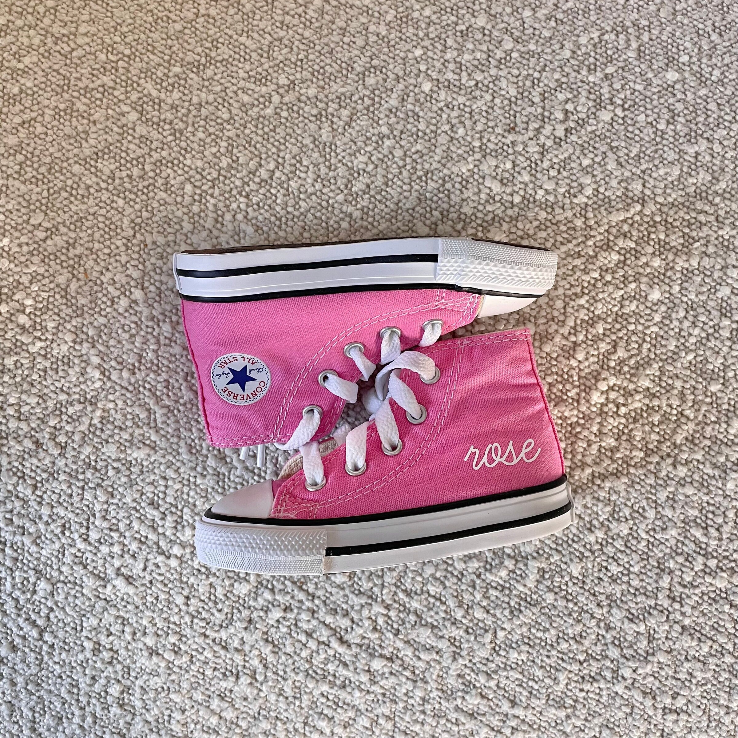 Custom Baby Toddler Converse Custom Sneakers Kids Birthday Christmas ...