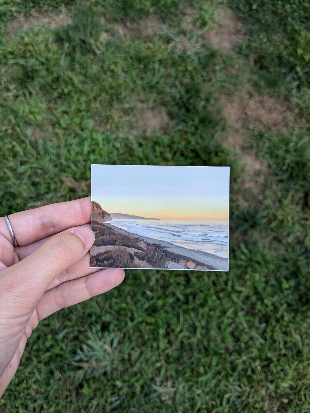 San Diego Sticker, Torrey Pines Beach Sticker, Ocean Sticker, Sunset ...
