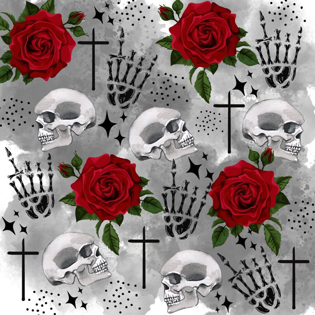 Skull & Cross Design for Sublimation - Etsy