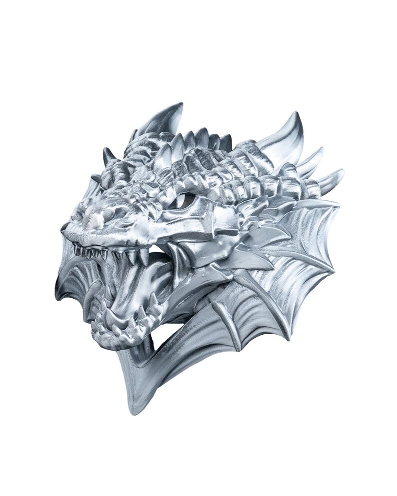 Dragon Head Wall Light, Fantasy Night Light, Gift Ideas, LED Dragon ...