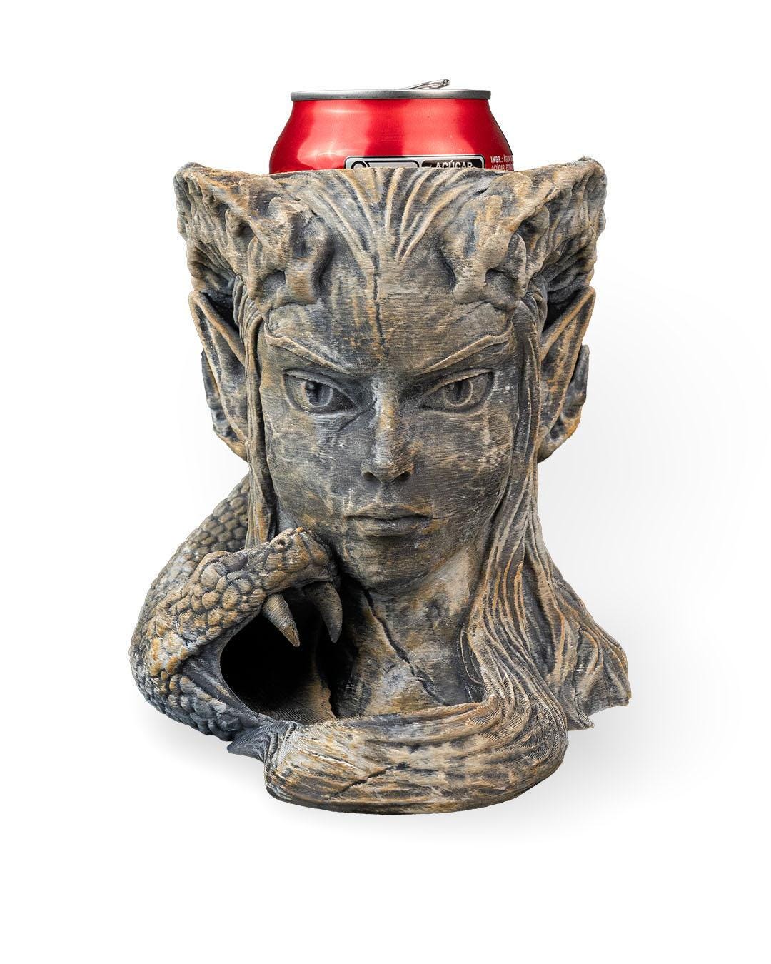 Infernal Gambit Dice Roller & Beverage Stand | Dark Fantasy RPG Accessory | Demon-lord Decor - Etsy