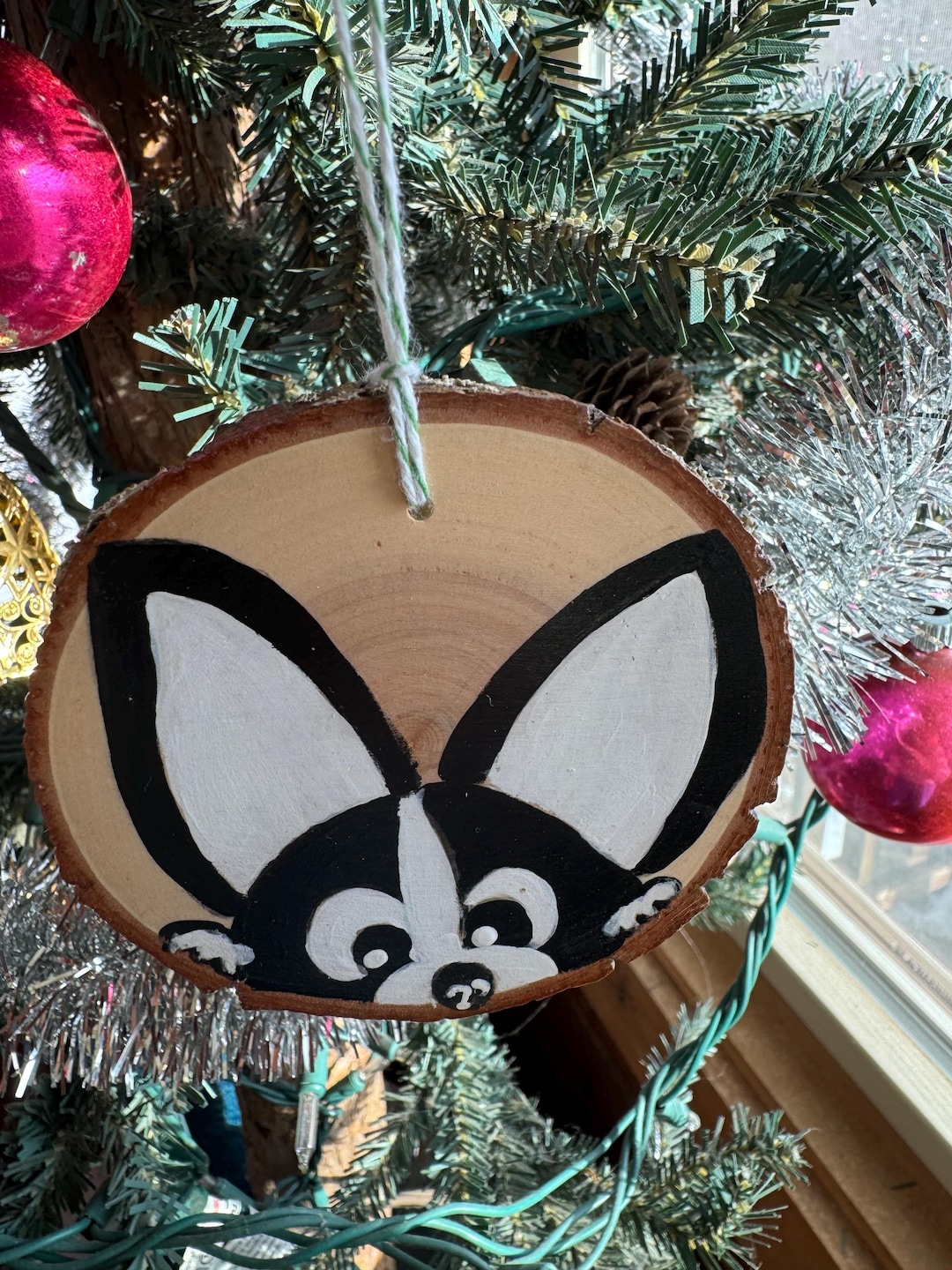 Hand Painted Frenchie Ornament. - Etsy