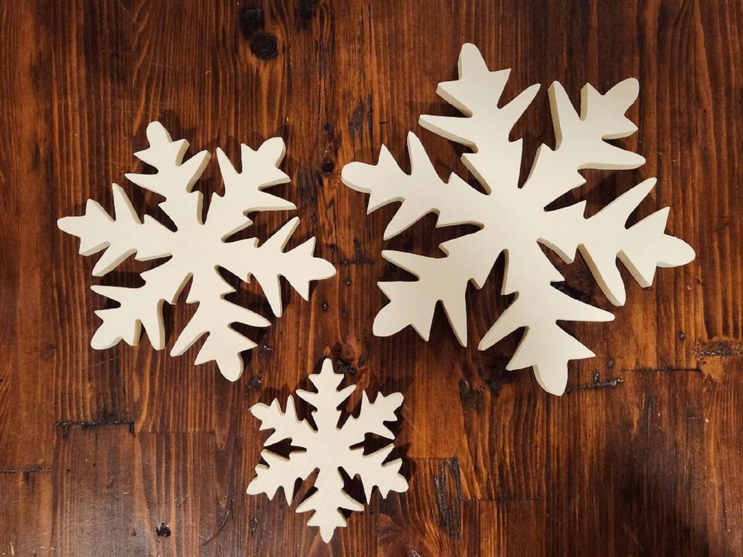 Wooden Snowflake Winter Decor Christmas Decor Snowflakes Rustic ...