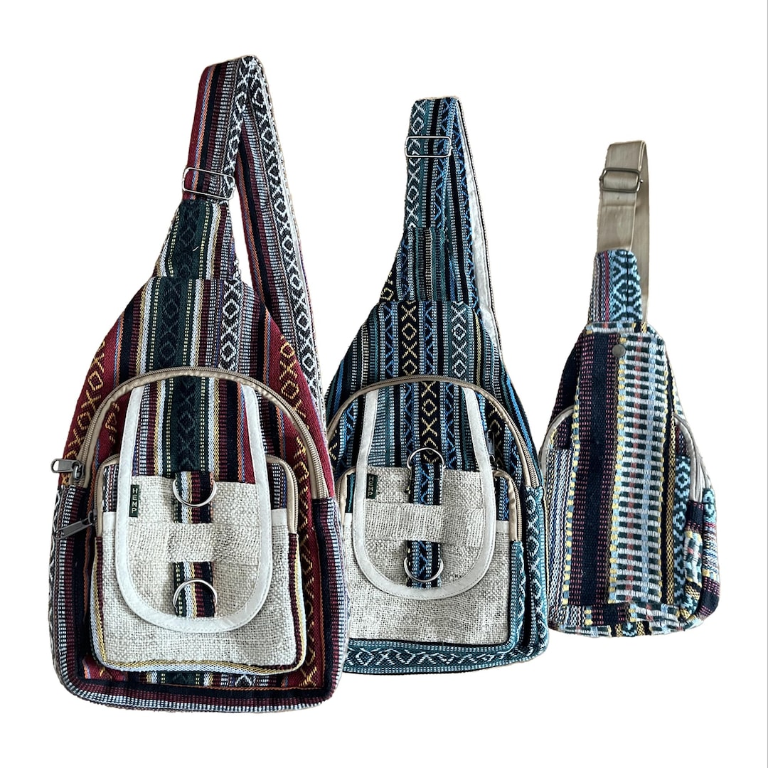 Hippie Chest Bag Festival Travel Crossover Shoulder Adjustable Straps ...