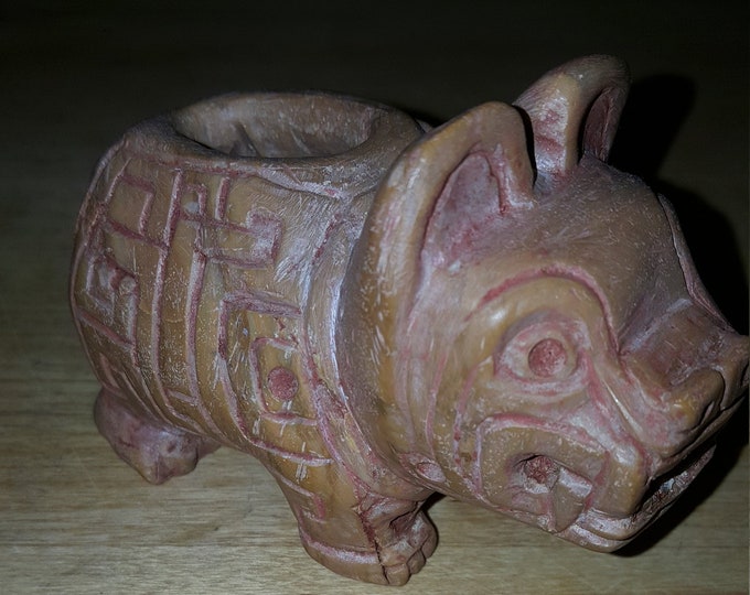 Authentic Chavin Stone Carving, Authentic Artifact Stone Snuff ...