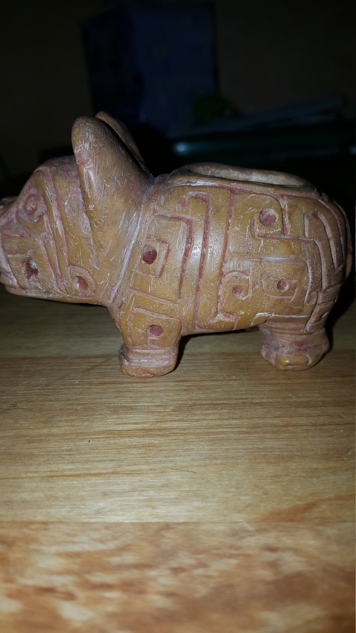 Authentic Chavin Stone Carving Authentic Artifact Stone Snuff - Etsy