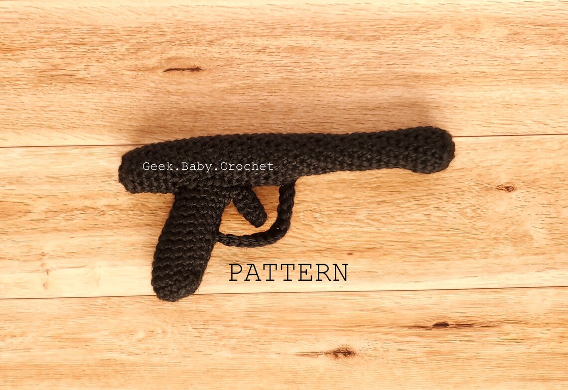 Crochet Pattern PDF Pattern Toy Gun Pattern Toy Pistol - Etsy Canada