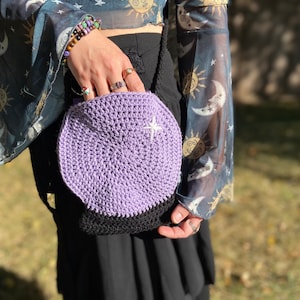 Crochet Divination Bag PATTERN: Witchy Crystal Ball Bag (PDF Digital ...