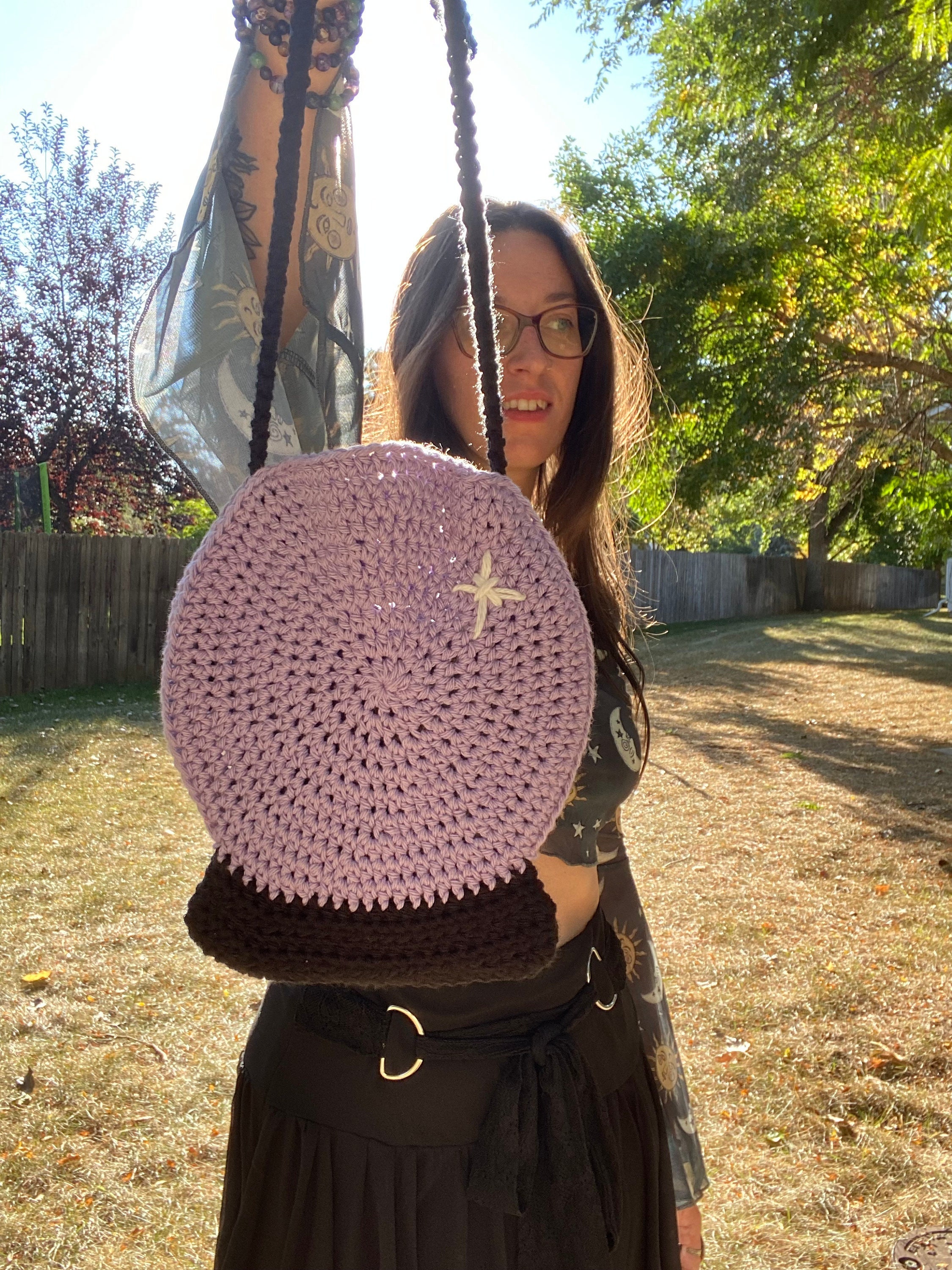 Crochet Divination Bag PATTERN: Witchy Crystal Ball Bag (PDF Digital ...