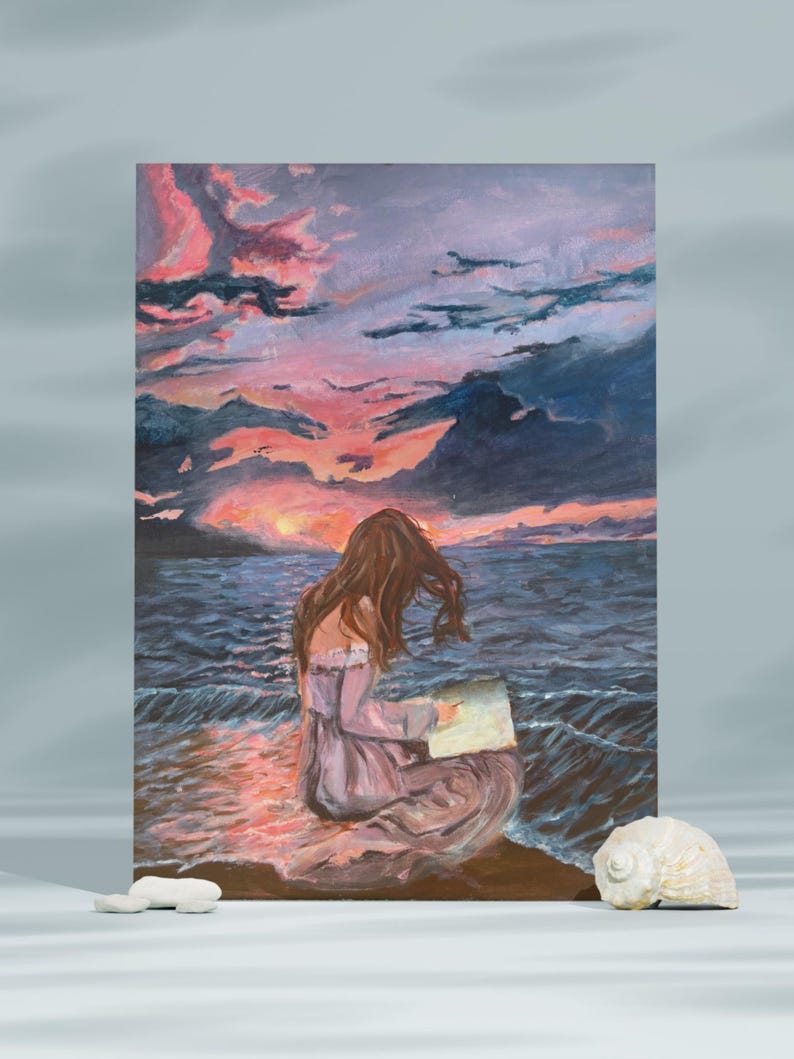 Lost Letter Art Print - Words Unsaid Wall Art - Grief and Longing Print ...