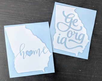 Georgia state decal | Etsy