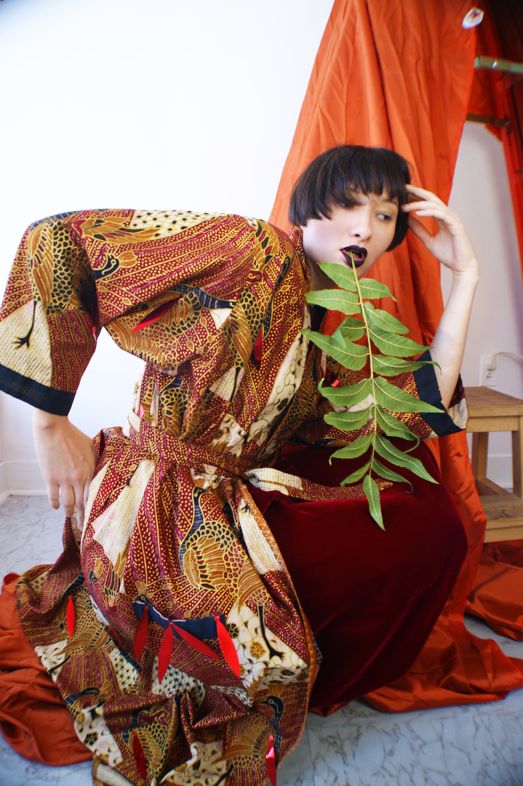 Batik Indonesian Vintage Kimono With Sequins - Etsy