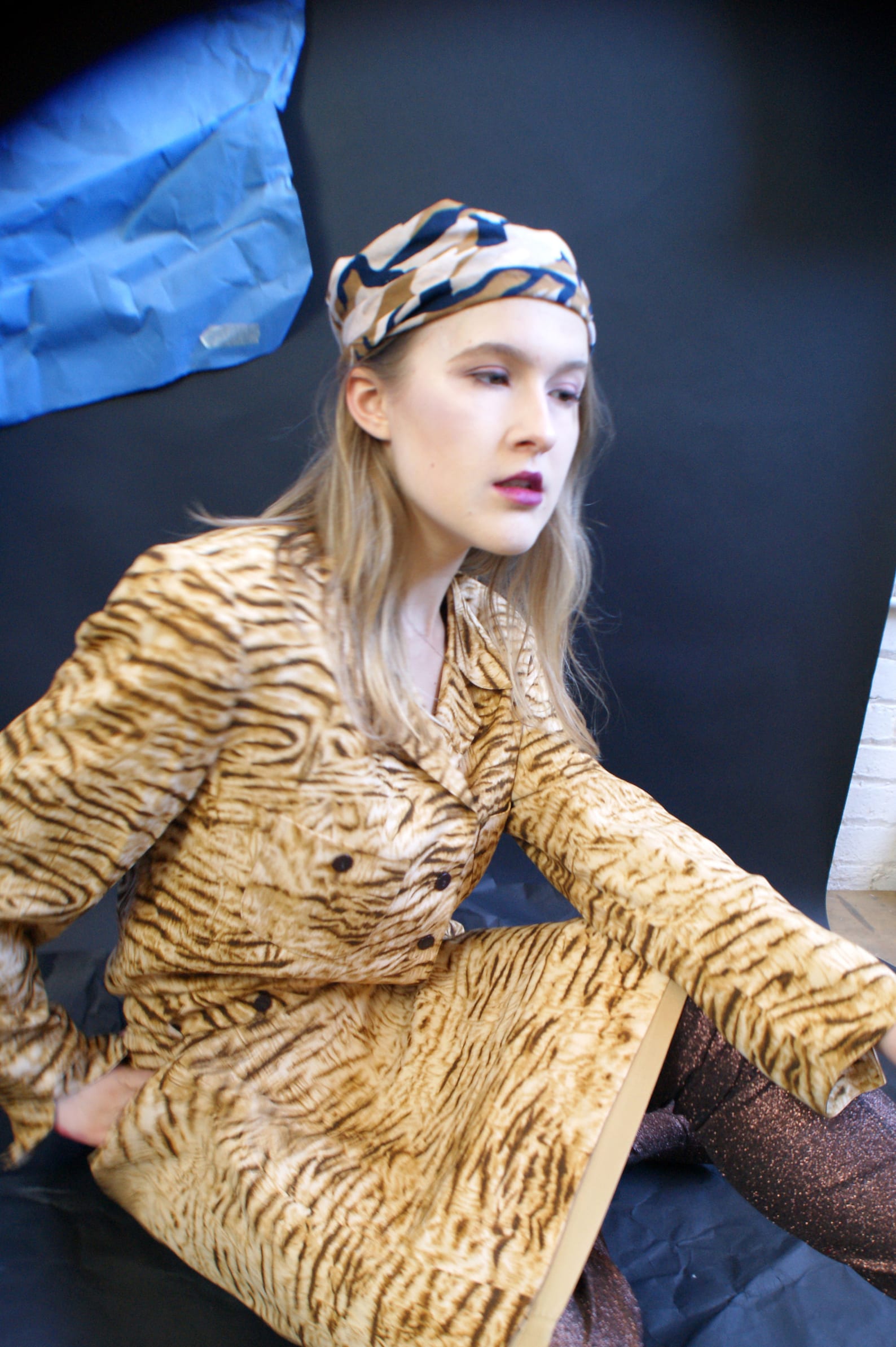 Silk Tiger Print Suit - Etsy
