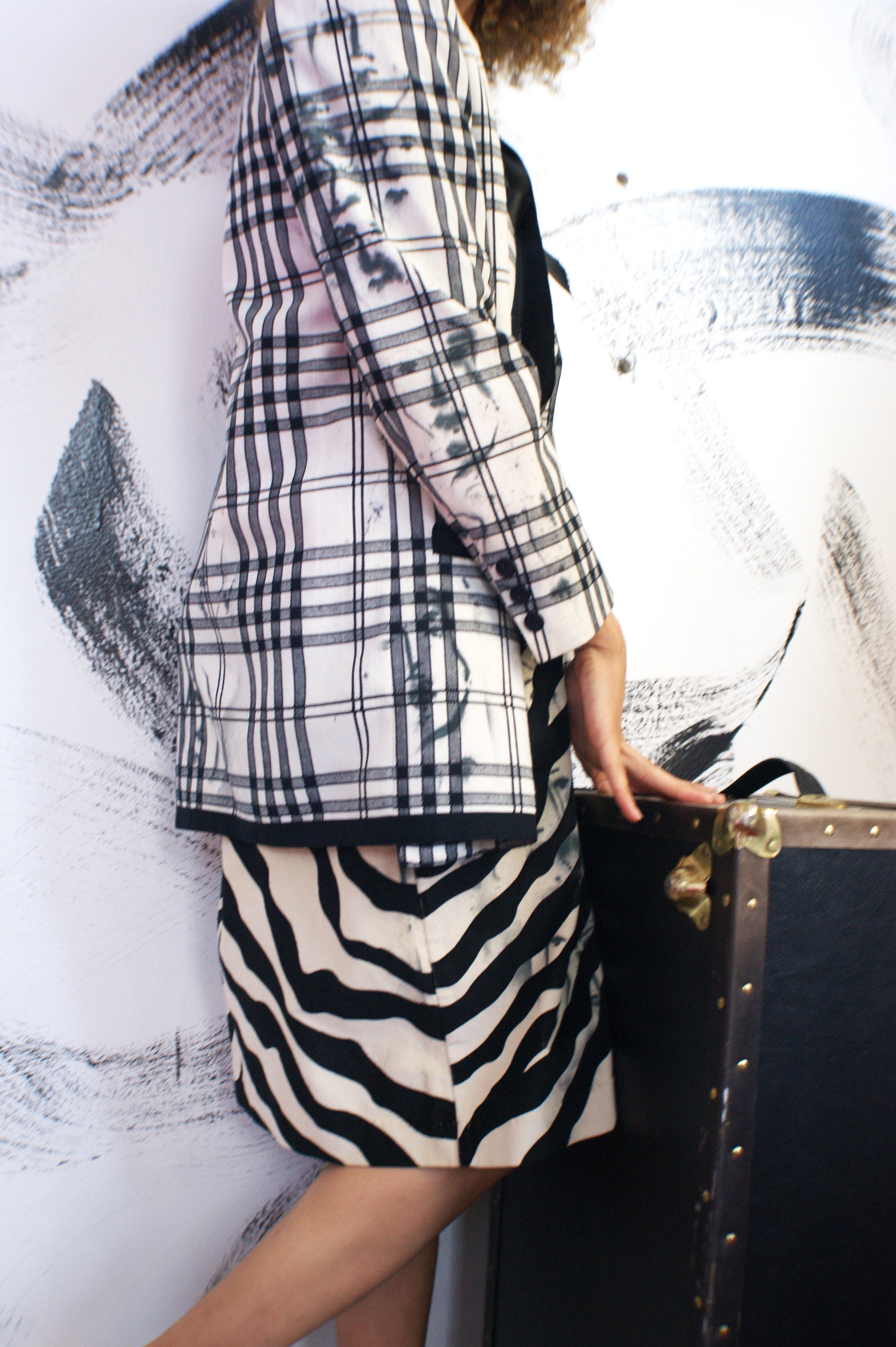 Hand Painted Vintage Redesigned Blazer | Etsy