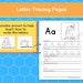ABC Letter Tracing Pages for Kids, Letter Practice, Trace Letters, Fun ...