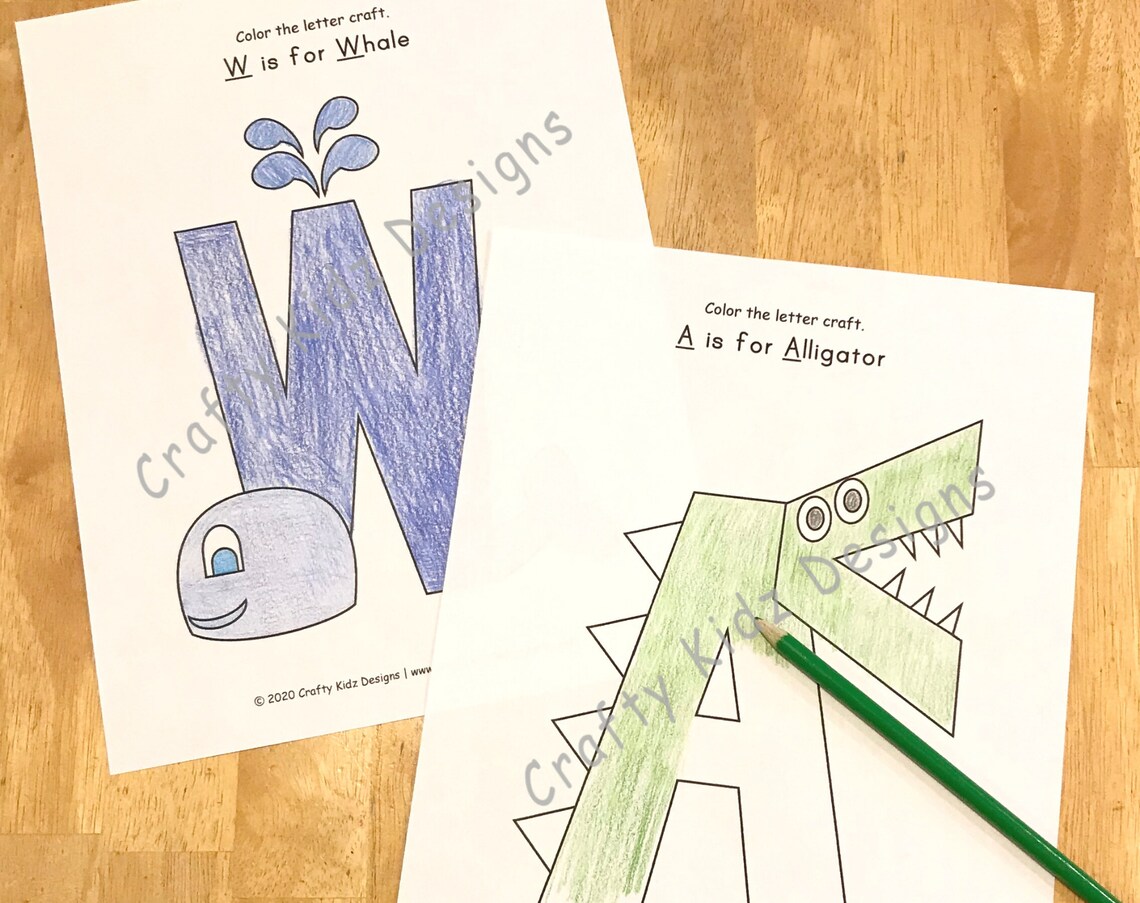 Uppercase ABC Coloring Pages for Kids, Coloring Pages for Preschool ...