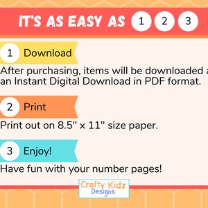 Number Learning Pages for Kids, Learn Numbers 1 to 10, Fun Learning for ...