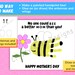 Handprint Mother's Day Craft for Mom, No One Could Bee Better, Perfect ...