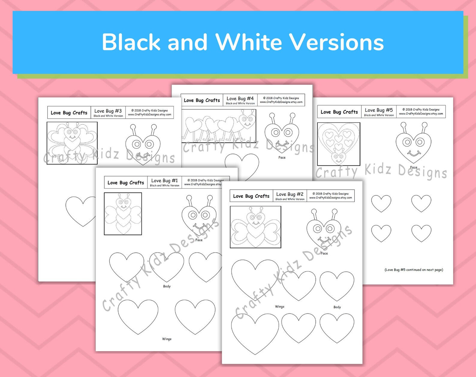 Love Bug Crafts for Kids, Fun Valentine's Day Craft, Perfect Crafts for ...