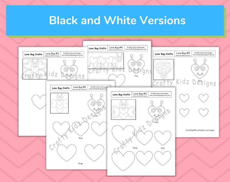 Love Bug Crafts for Kids, Fun Valentine's Day Craft, Perfect Crafts for ...