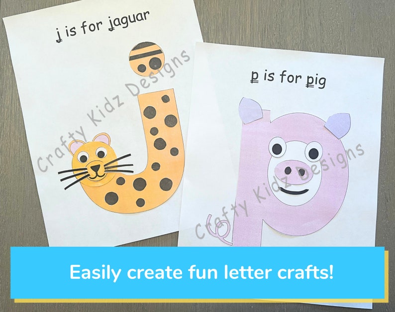 ABC Letter Crafts for Kids, Lowercase Letters, Perfect Craft for ...
