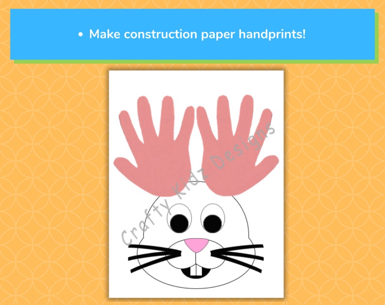 Handprint Bunny Craft for Kids, Perfect for Daycare, Toddler and ...